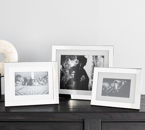 Personalized Silver-Plated Engravable Frames | Pottery Barn