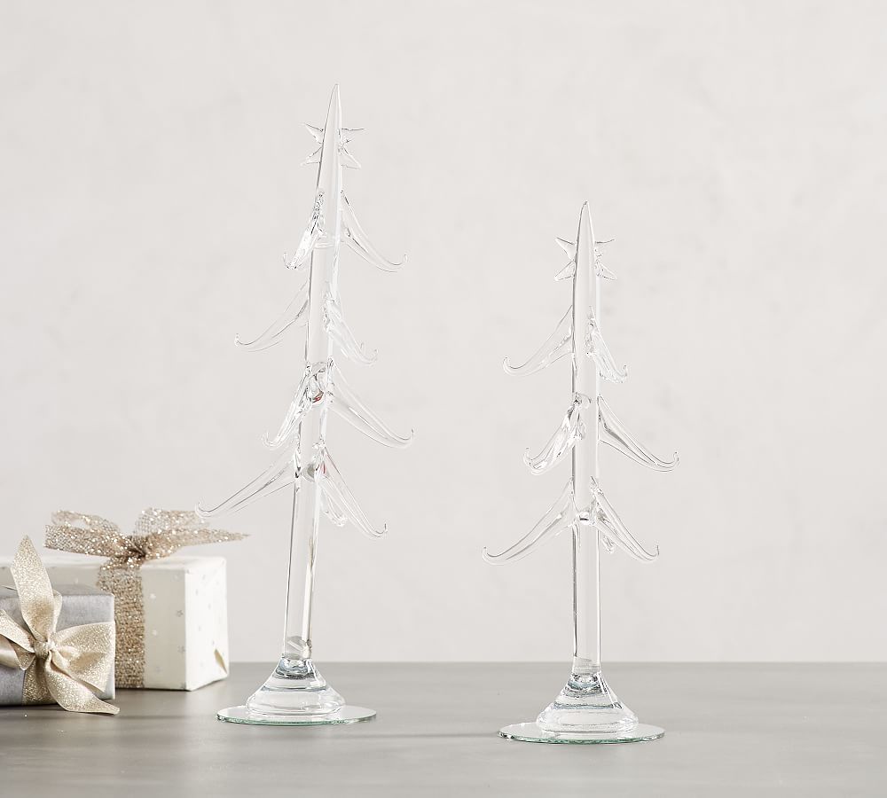 Glass Tree Mini Christmas Ornament Holder | Pottery Barn