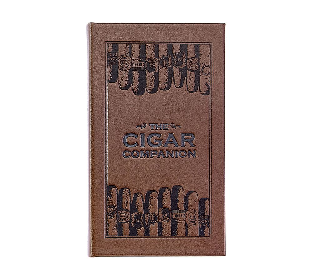 Cigar Companion Leather-Bound Book | Pottery Barn