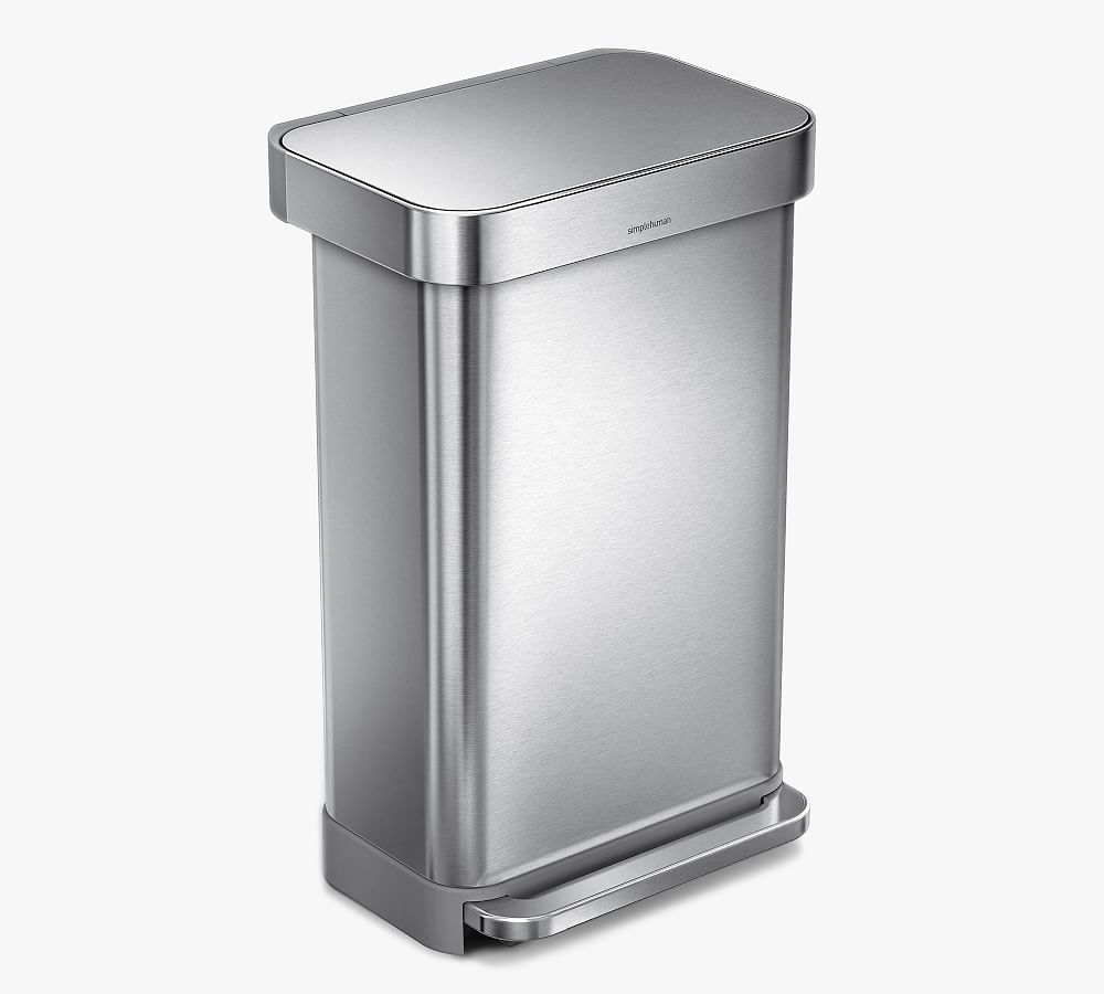 Simplehuman® Step Trash Can - Single Compartment | Pottery Barn
