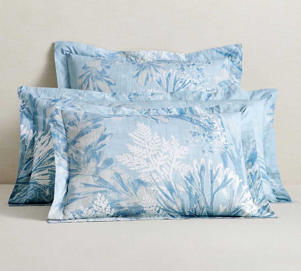 OPEN BOX: Sea Mist Organic Percale Sham | Pottery Barn