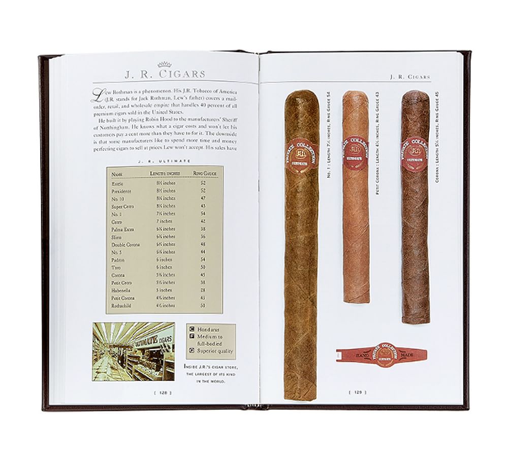 Cigar Companion Leather-Bound Book | Pottery Barn