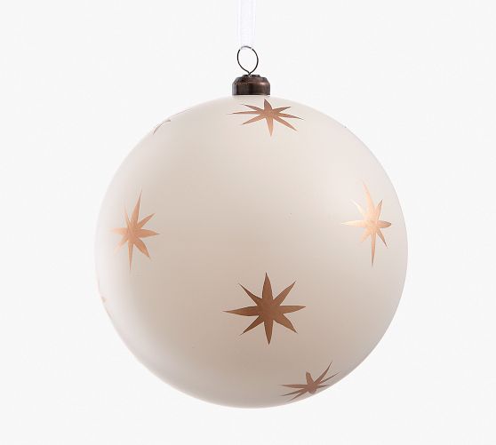 Shatterproof Gilded Gold Star Ornament Sets | Pottery Barn