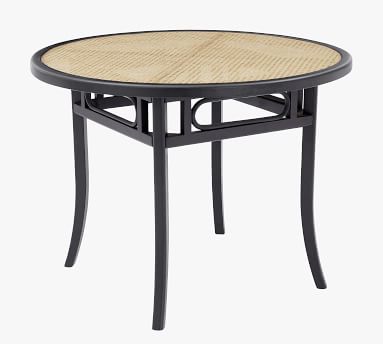 Elsinore Cane Round Dining Table | Pottery Barn