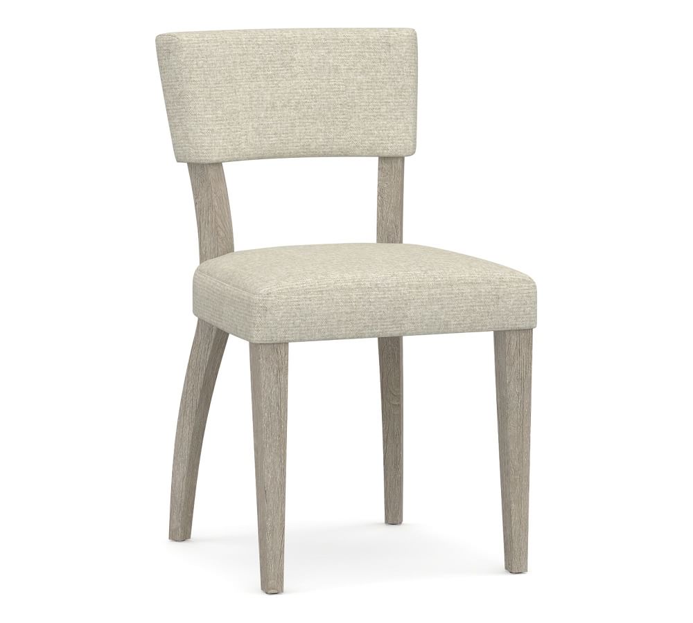 Payson Upholstered Dining Side Chair, Gray Wash Leg, Performance ...