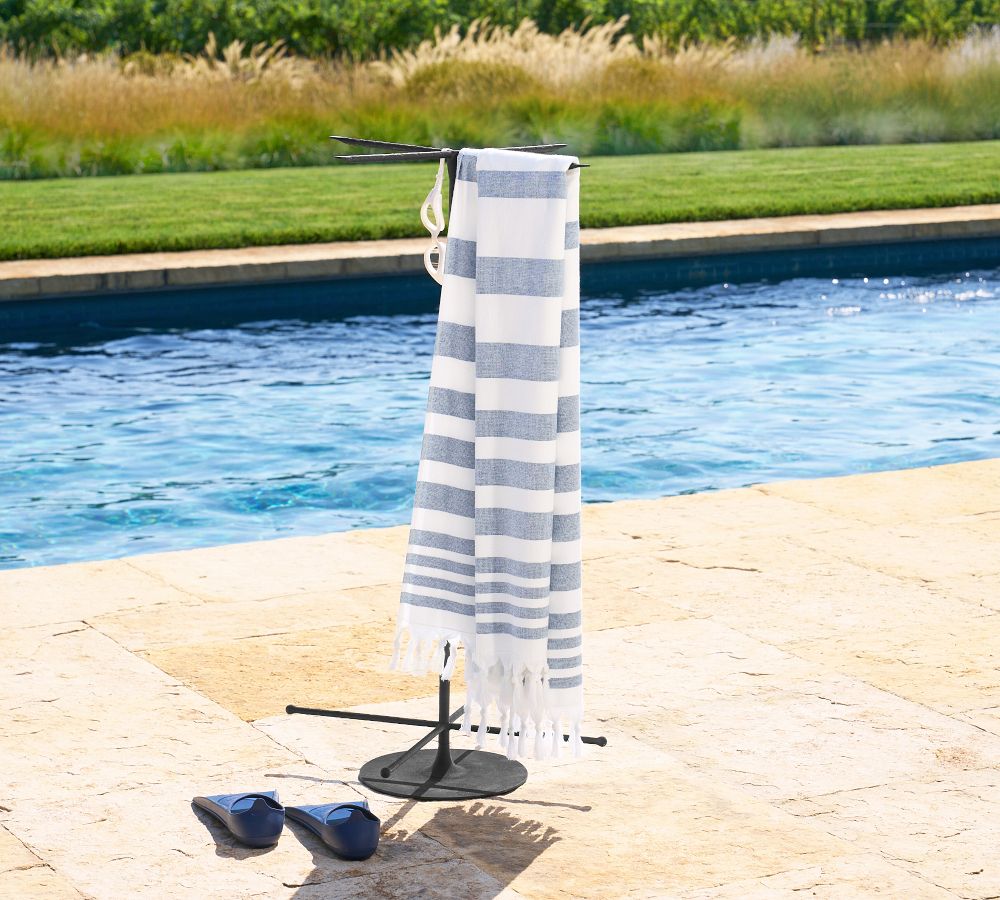 Aster Outdoor Towel Rack | Pottery Barn