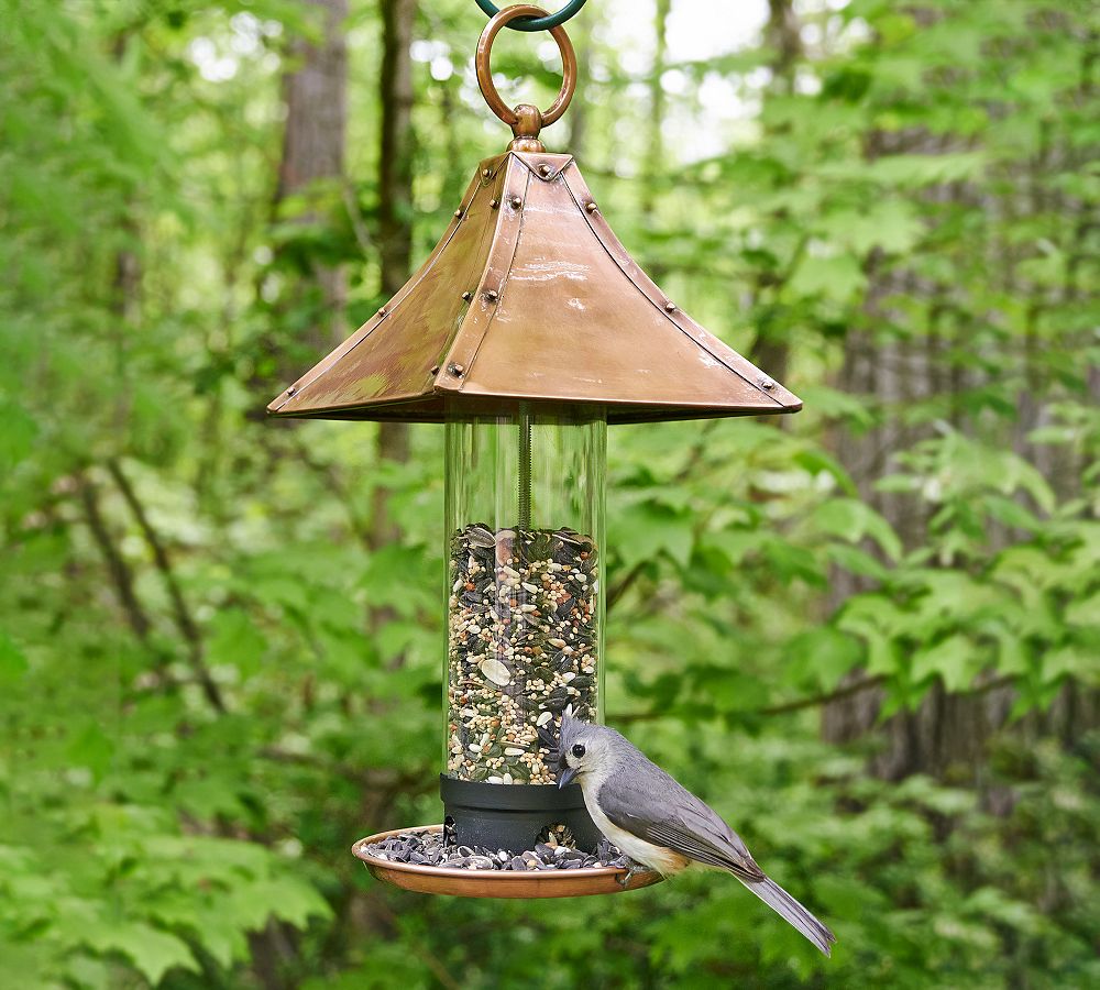 Villa Copper Bird Feeder | Pottery Barn