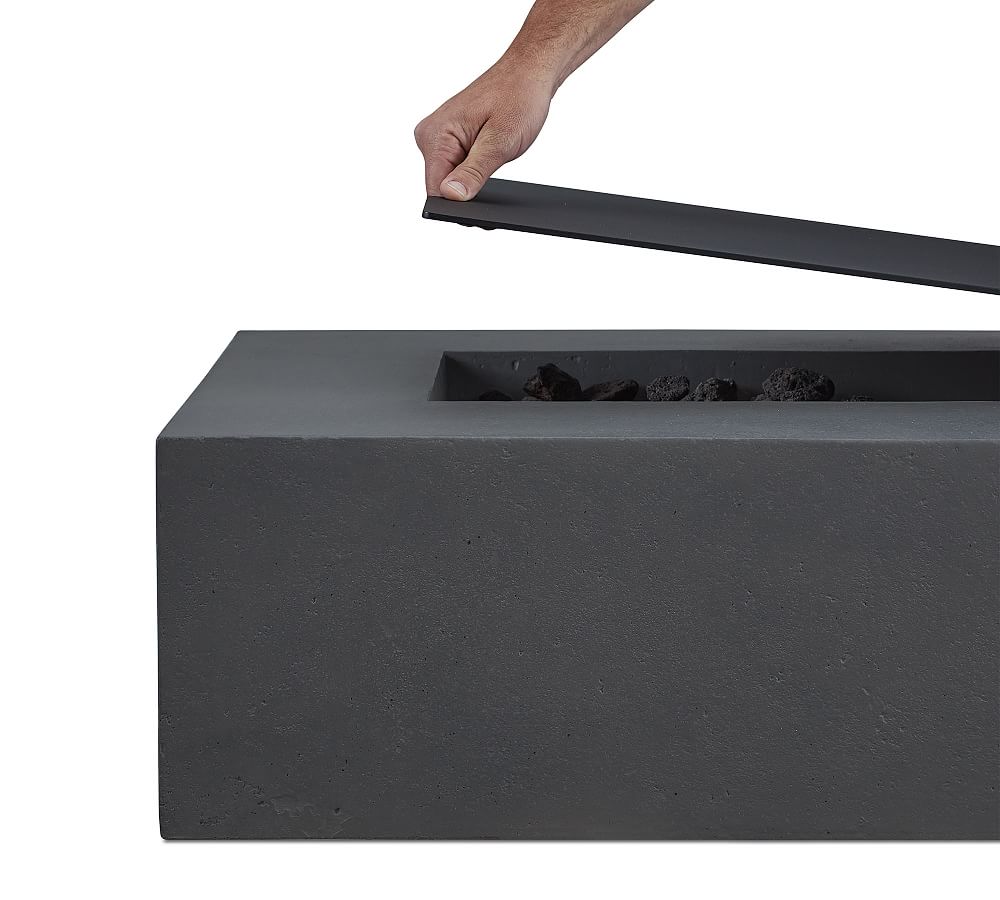 Arbor Rectangle Fire Table Lid | Pottery Barn