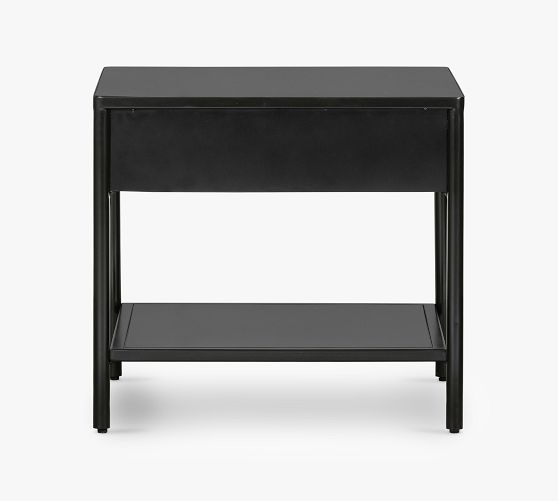 Harmon Rectangular Metal End Table | Pottery Barn