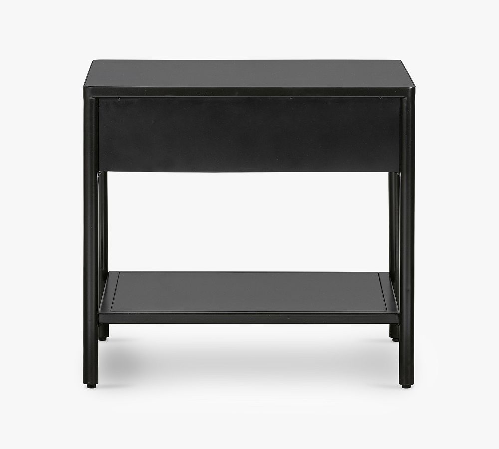 Harmon Rectangular Metal End Table | Pottery Barn