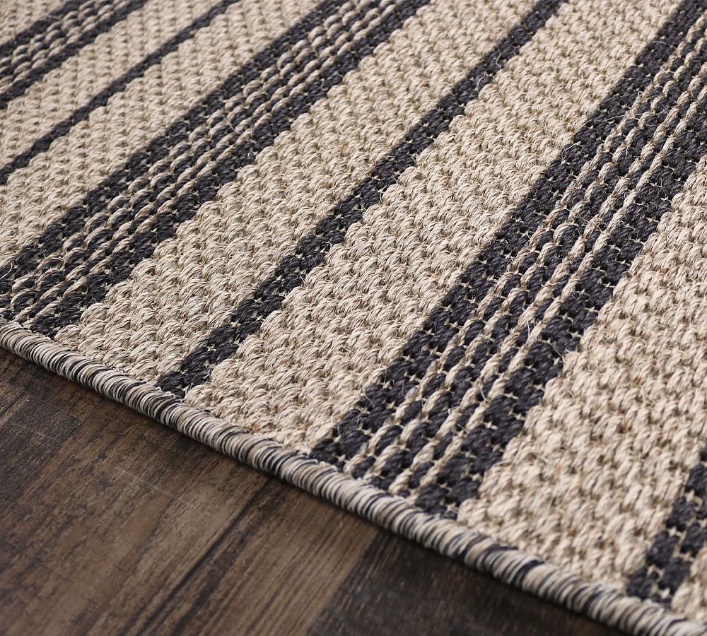 Custom Striped Sisal Rug | Pottery Barn