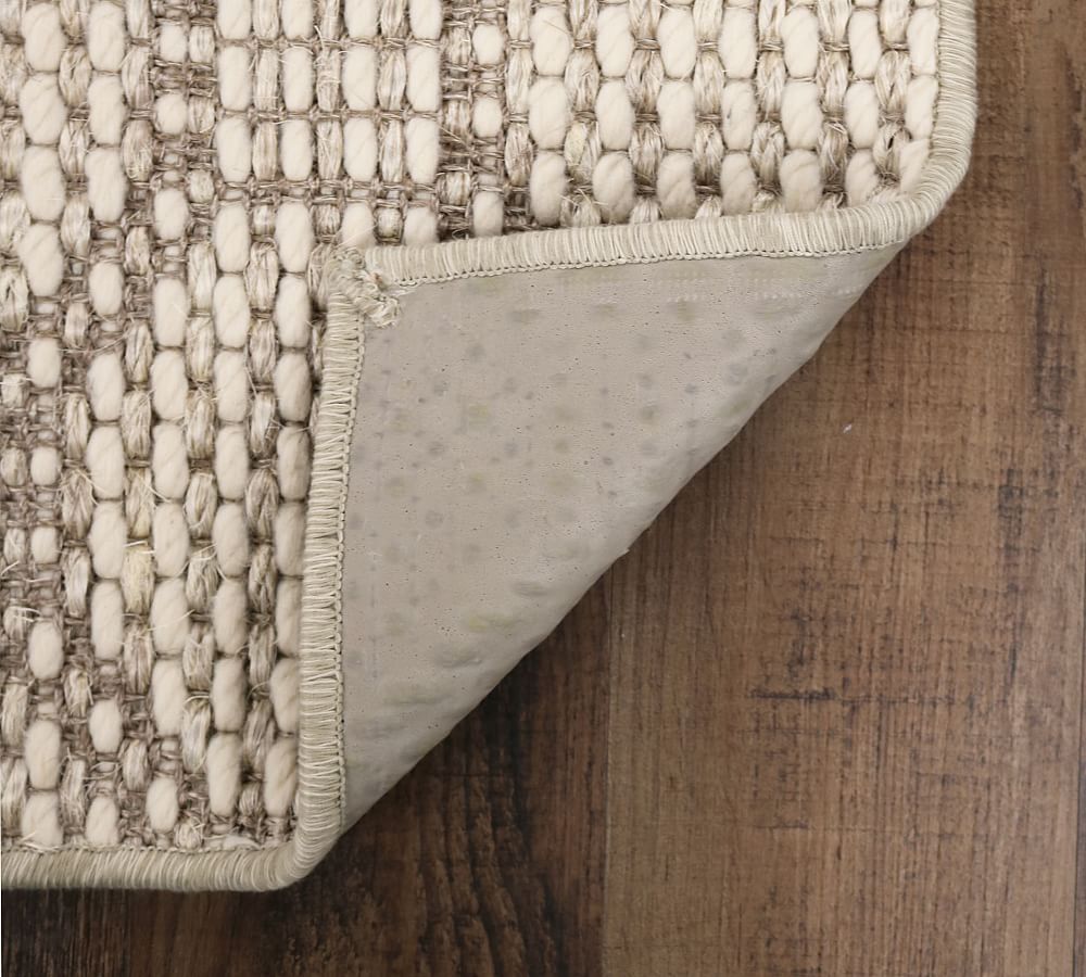 Custom Octagon Printed Wool & Sisal Rug | Pottery Barn