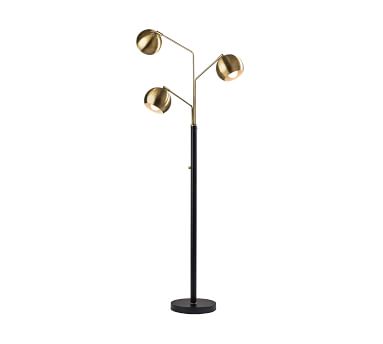 Brooks Metal Triple Head Floor Lamp | Pottery Barn