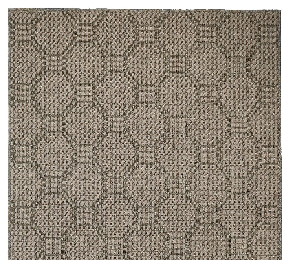 Custom Octagon Printed Wool & Sisal Rug | Pottery Barn