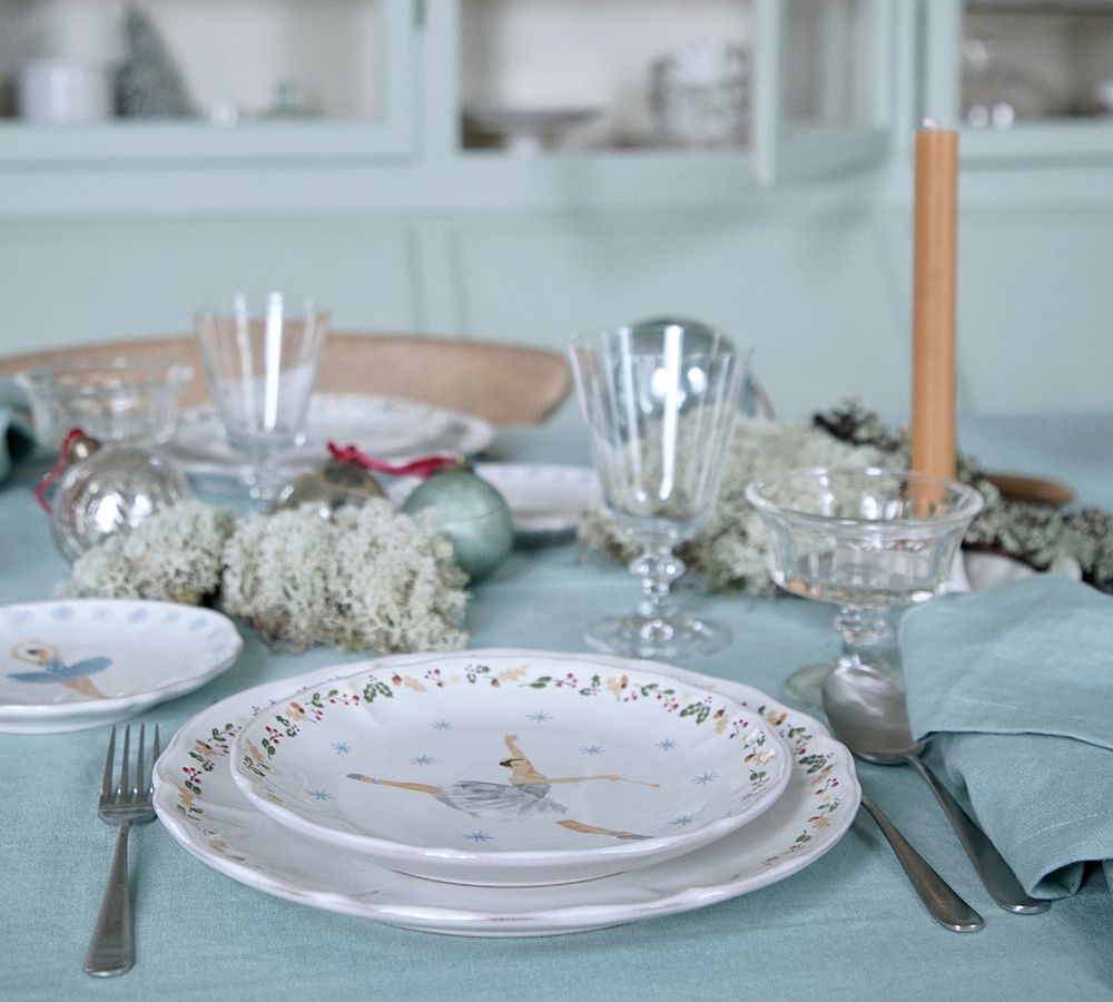 Nutcracker Handcrafted Stoneware Salad Plates - Set of 4 | Pottery Barn