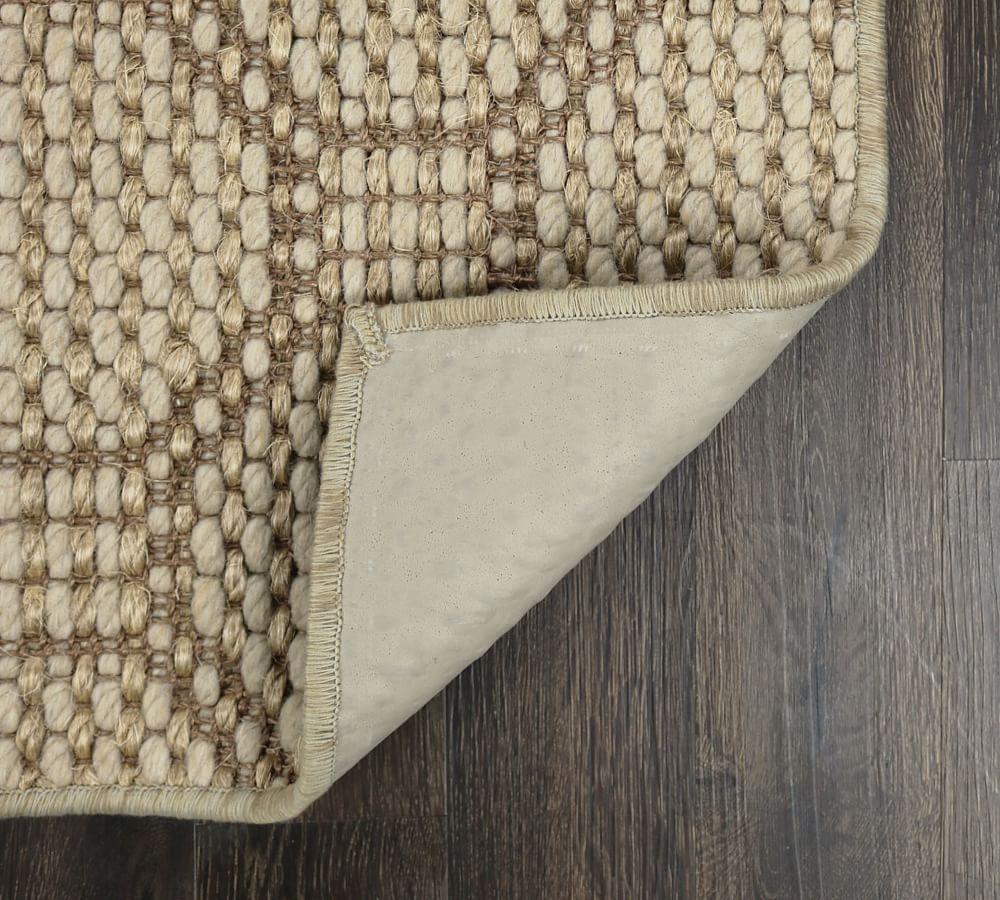 Custom Octagon Printed Wool & Sisal Rug | Pottery Barn