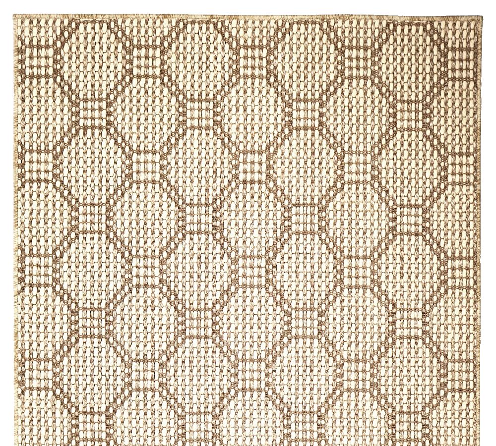 Custom Octagon Printed Wool & Sisal Rug | Pottery Barn
