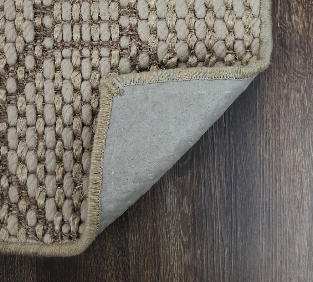 Custom Octagon Printed Wool & Sisal Rug | Pottery Barn