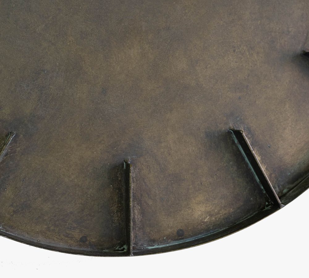 Modern Black Metal Wall Clock | Pottery Barn