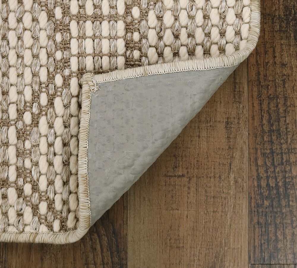 Custom Octagon Printed Wool & Sisal Rug | Pottery Barn