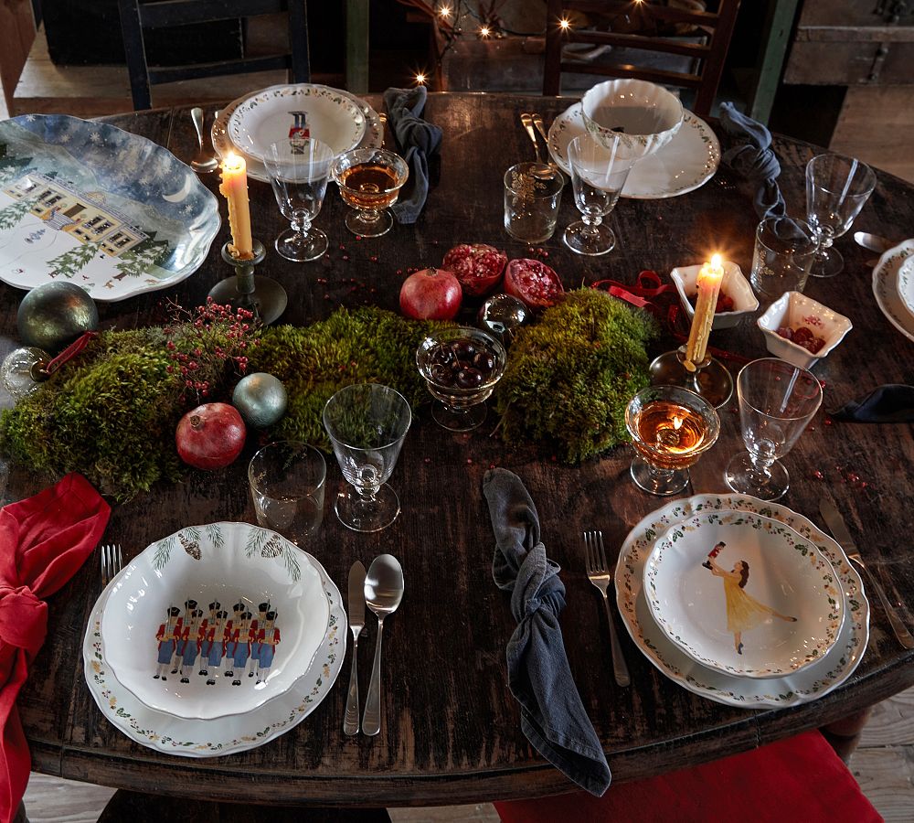 Nutcracker Handcrafted Stoneware Salad Plates - Set of 4 | Pottery Barn