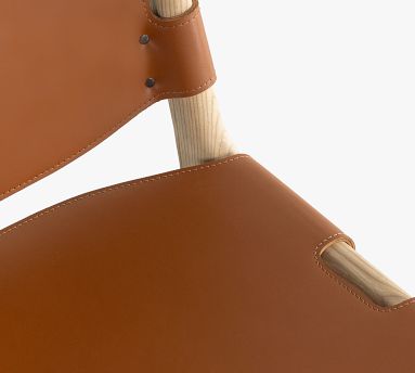 Izzy Leather Dining Chair- Set of 2 | Pottery Barn