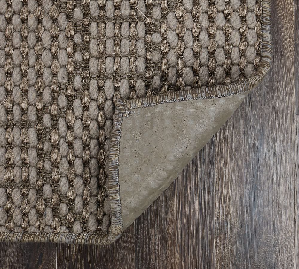 Custom Octagon Printed Wool & Sisal Rug | Pottery Barn