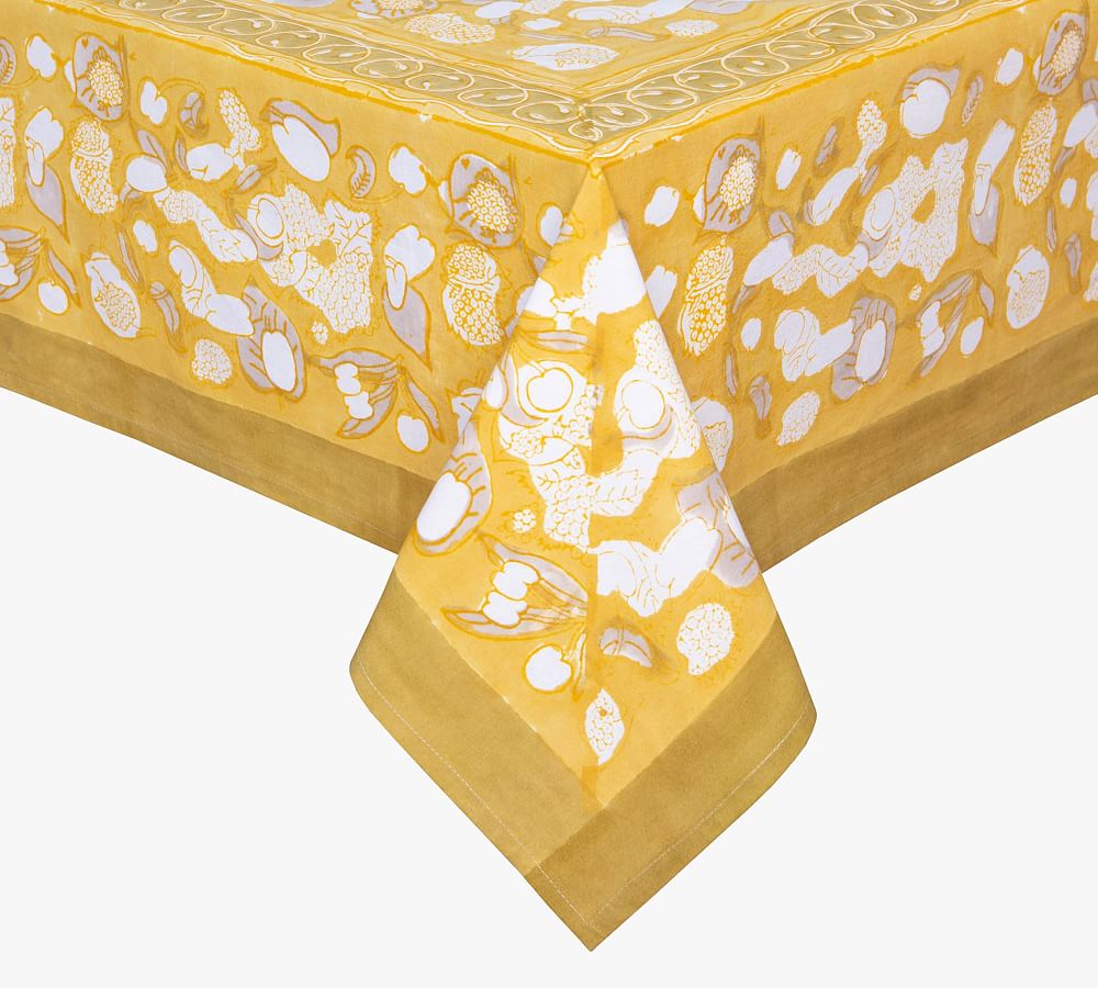 Camille Cotton Tablecloth | Pottery Barn