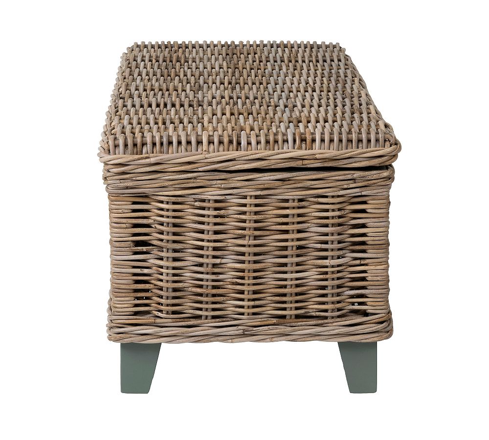Rattan Storage Coffee Table | Pottery Barn