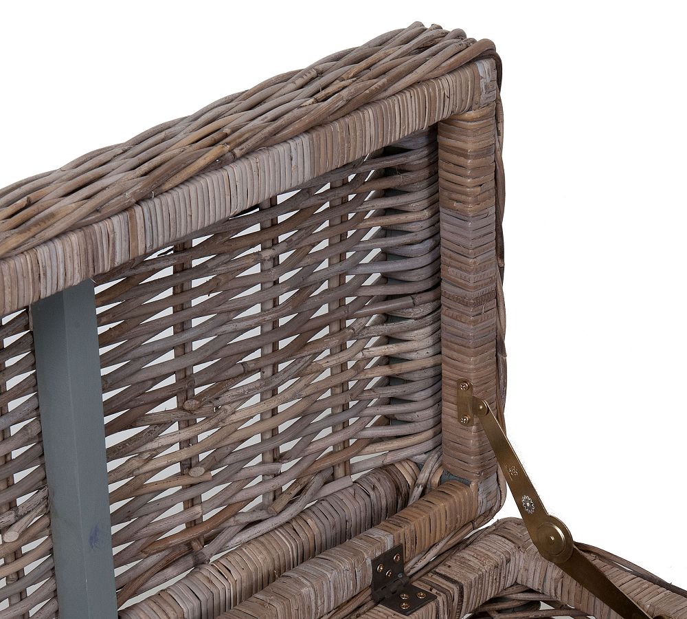 Rattan Square Trunk | Pottery Barn