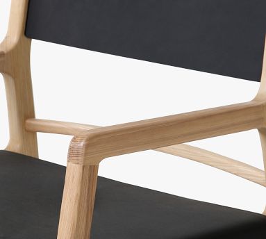 Carina Leather Accent Chair | Pottery Barn