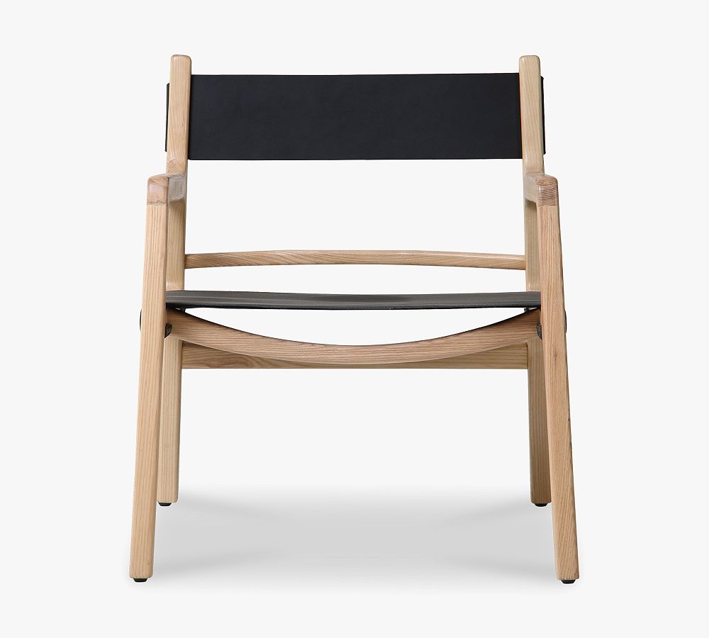 Carina Leather Accent Chair | Pottery Barn