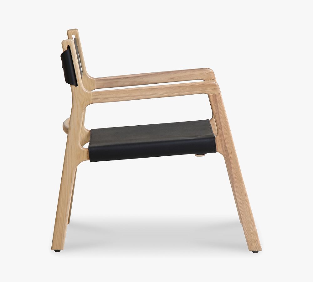 Carina Leather Accent Chair | Pottery Barn