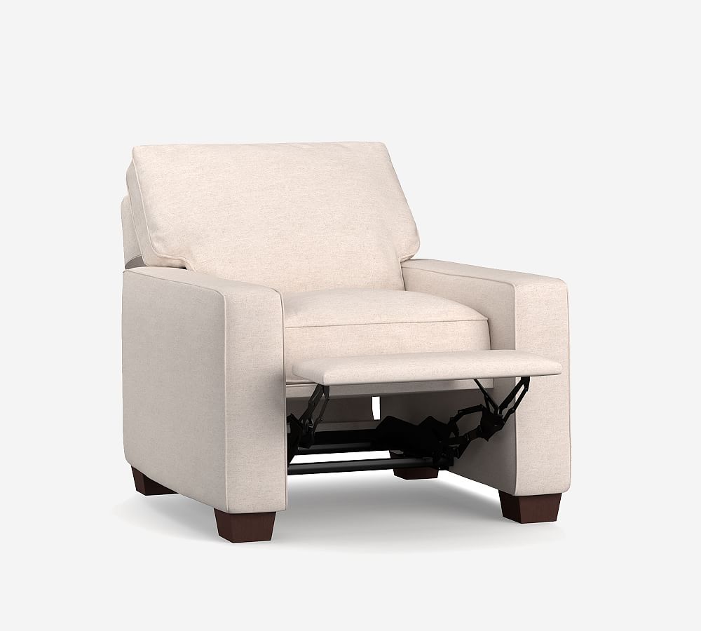 PB Comfort Square Arm Upholstered Recliner | Pottery Barn