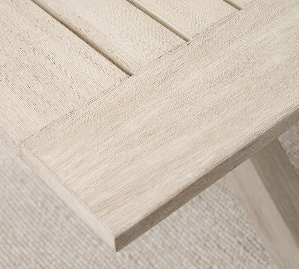 Indio FSC® Eucalyptus X-Base Extending Outdoor Dining Table | Pottery Barn