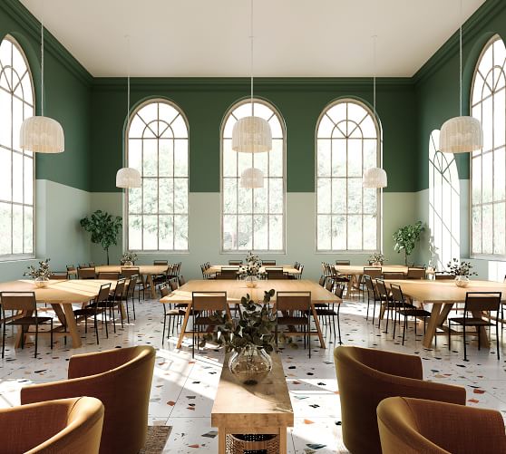 Keaton Communal Dining Table | Pottery Barn