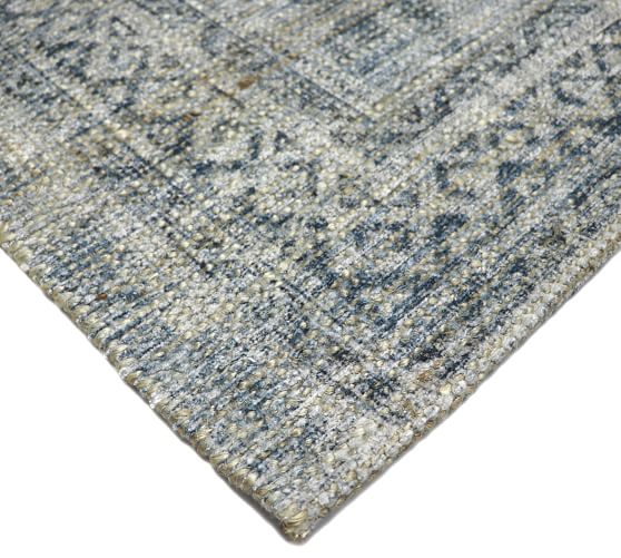 Lorre Handwoven Jute Chenille Rug | Pottery Barn
