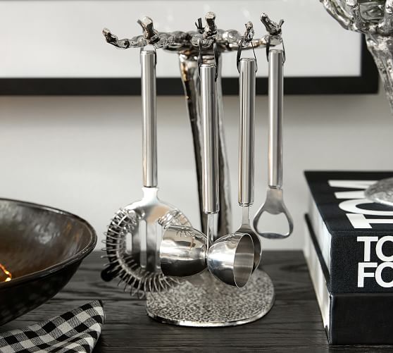 Skeleton Hand 5-Piece Bar Tool Set | Pottery Barn