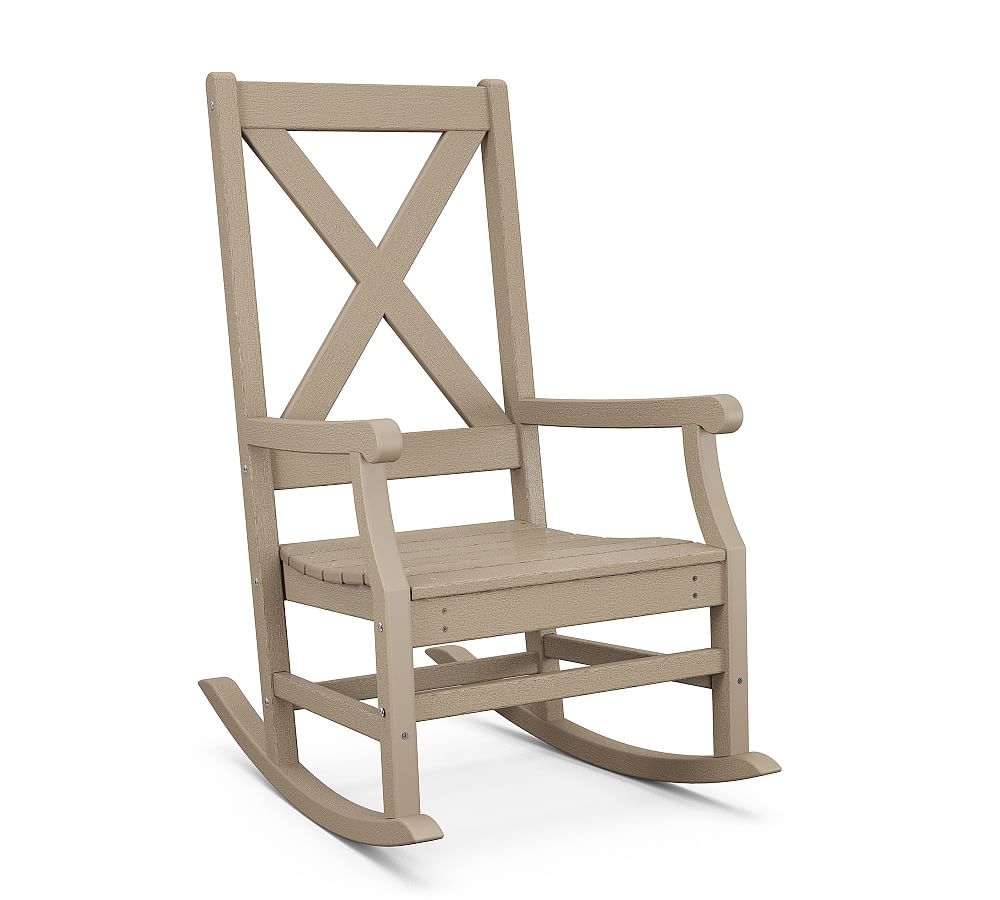 Polywood X-Back Outdoor Rocking Chair | Pottery Barn