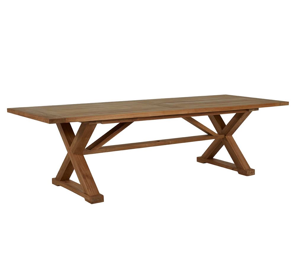 Karena 108" Teak Rectangular Dining Table | Pottery Barn