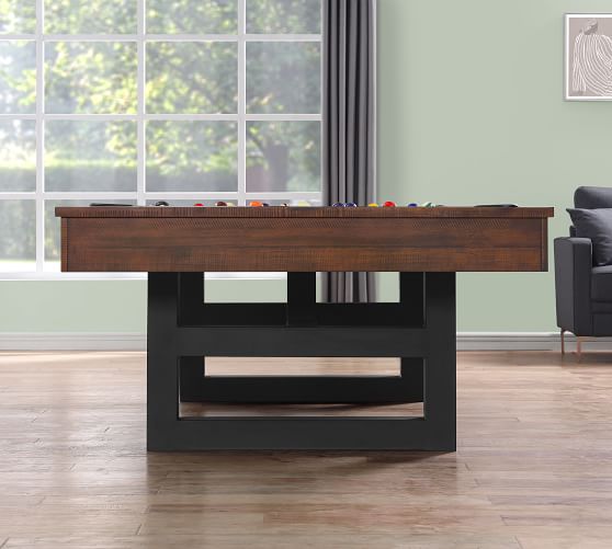 Griffin Pool Table with Table Tennis Cover | Pottery Barn