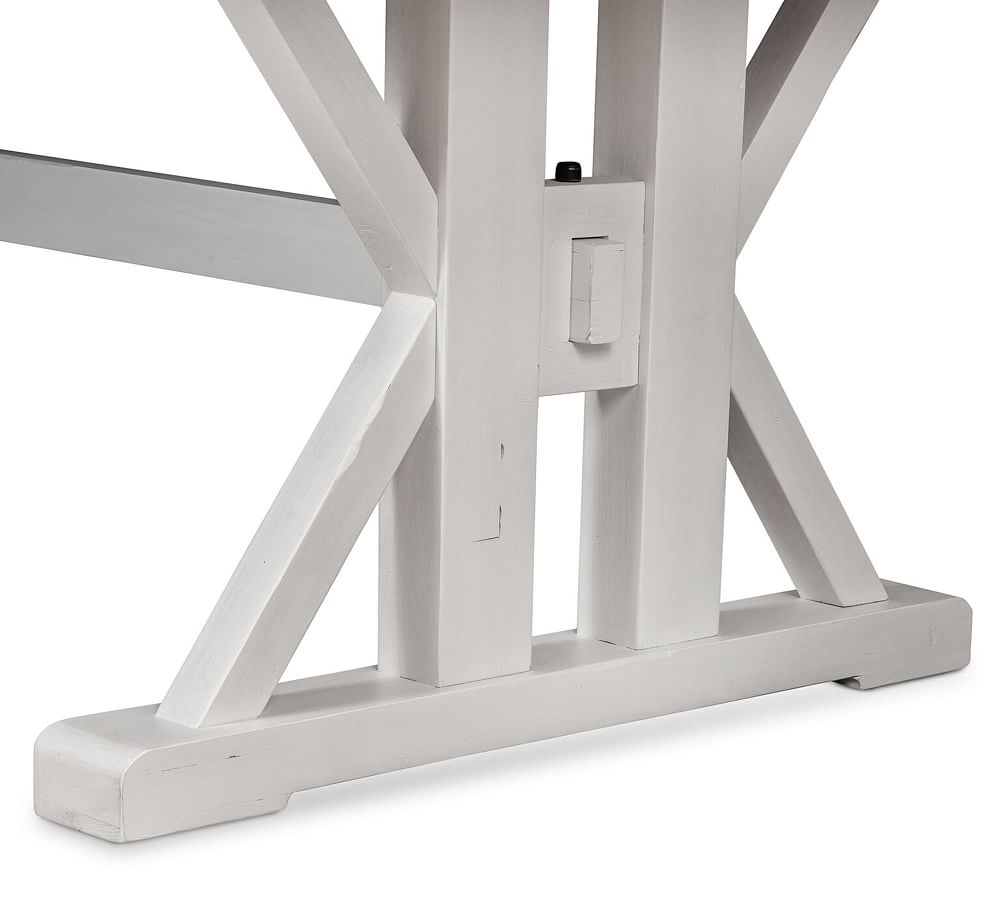 Hart Reclaimed Wood Extending Trestle Dining Table | Pottery Barn