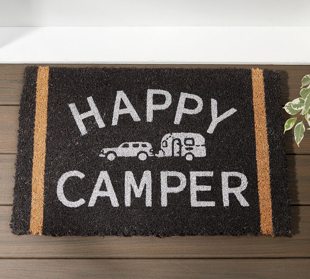 Airstream Happy Camper Doormat | Pottery Barn