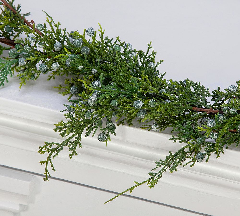 Faux Juniper Garland, Set of 2 | Pottery Barn