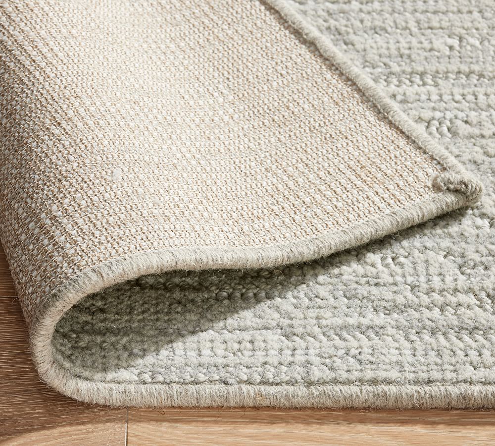 Custom Boucle Wool Rug | Pottery Barn