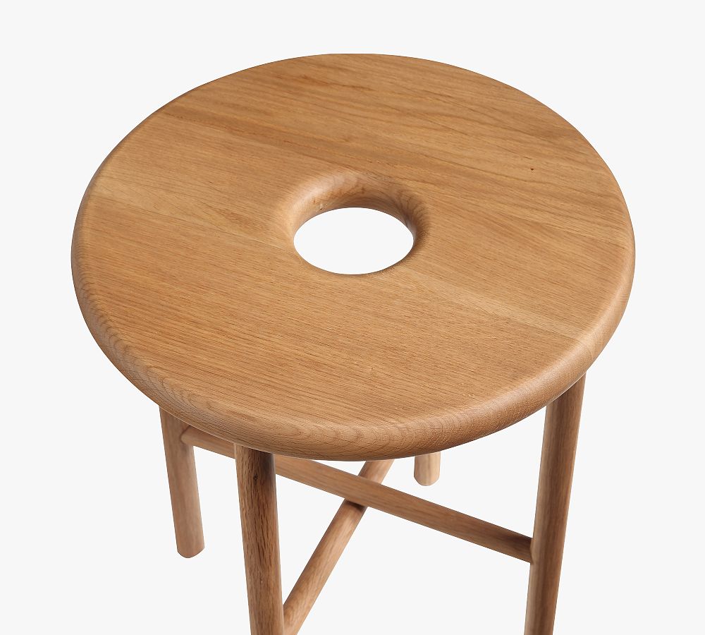Anya Round Accent Stool | Pottery Barn