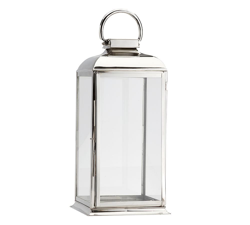 Arlington Lantern - Nickel | Pottery Barn