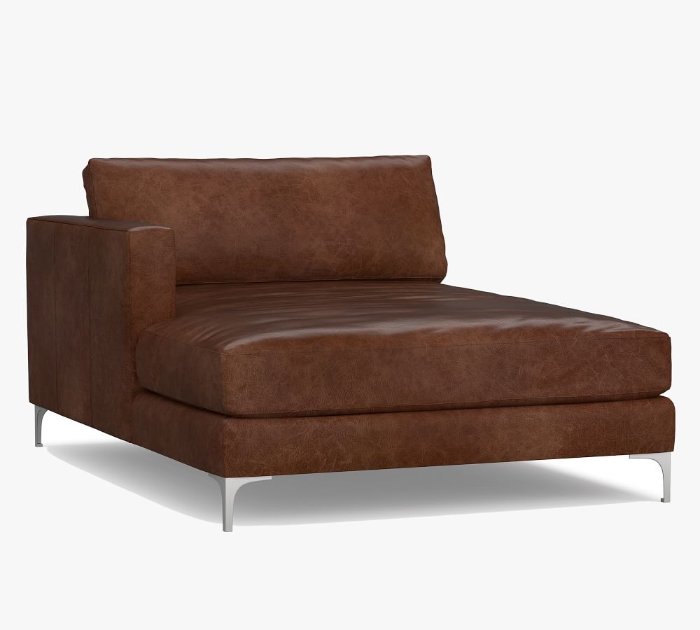 Build Your Own - Jake Leather Sectional Components | Pottery Barn