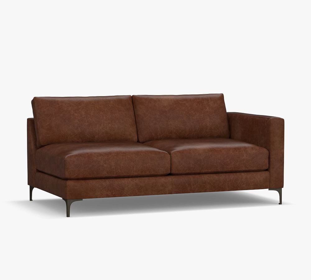 Build Your Own - Jake Leather Sectional Components | Pottery Barn
