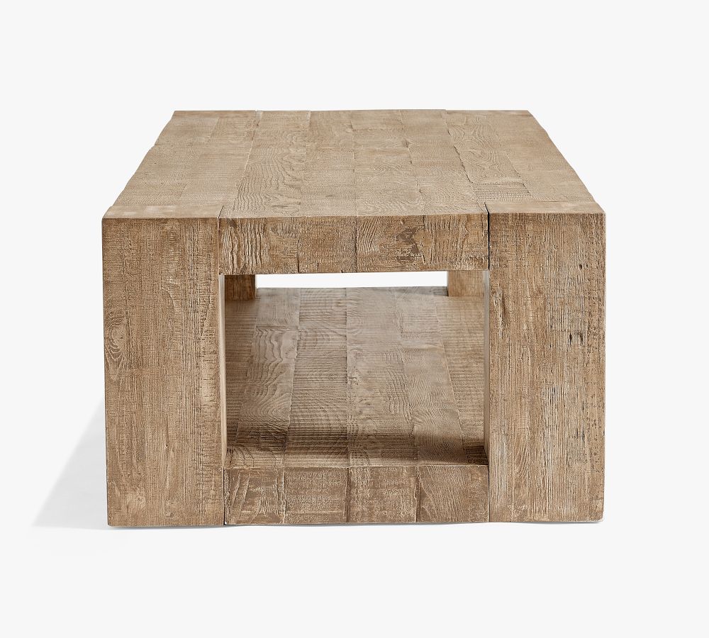 Palisades Rectangular Reclaimed Wood Coffee Table | Pottery Barn